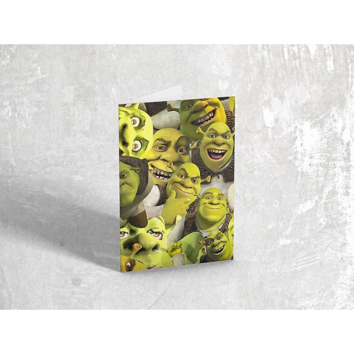 Shrek Card Shrek Greeting Card - Etsy