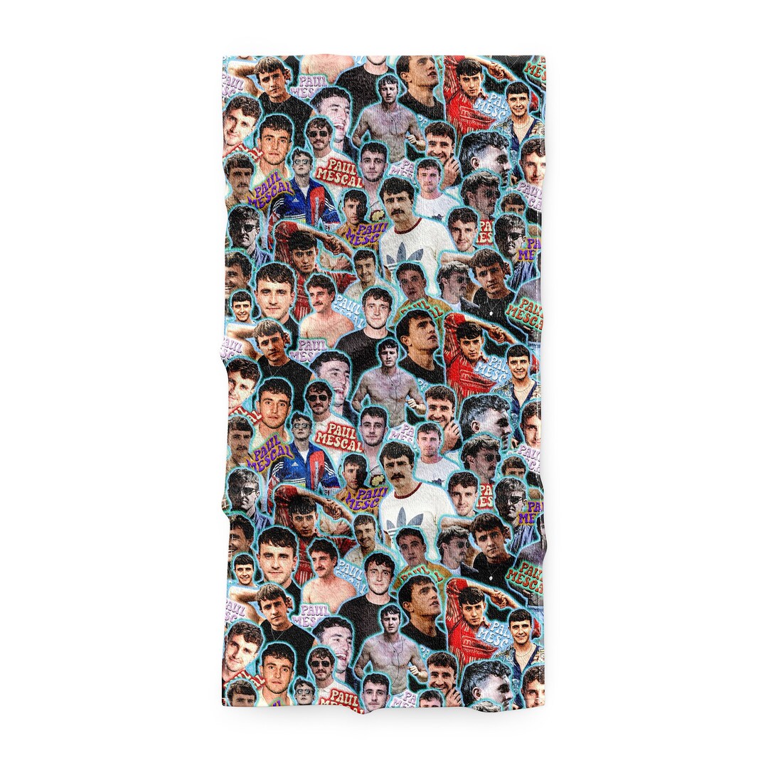 Paul Mescal Towel Paul Mescal Beach Towel Paul Mescal Bath - Etsy
