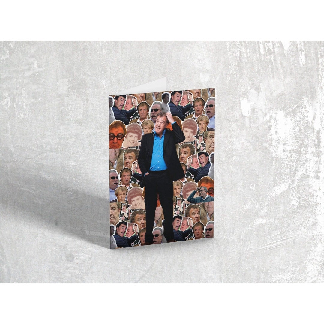 Jeremy Clarkson Card Jeremy Clarkson Greeting Card - Etsy