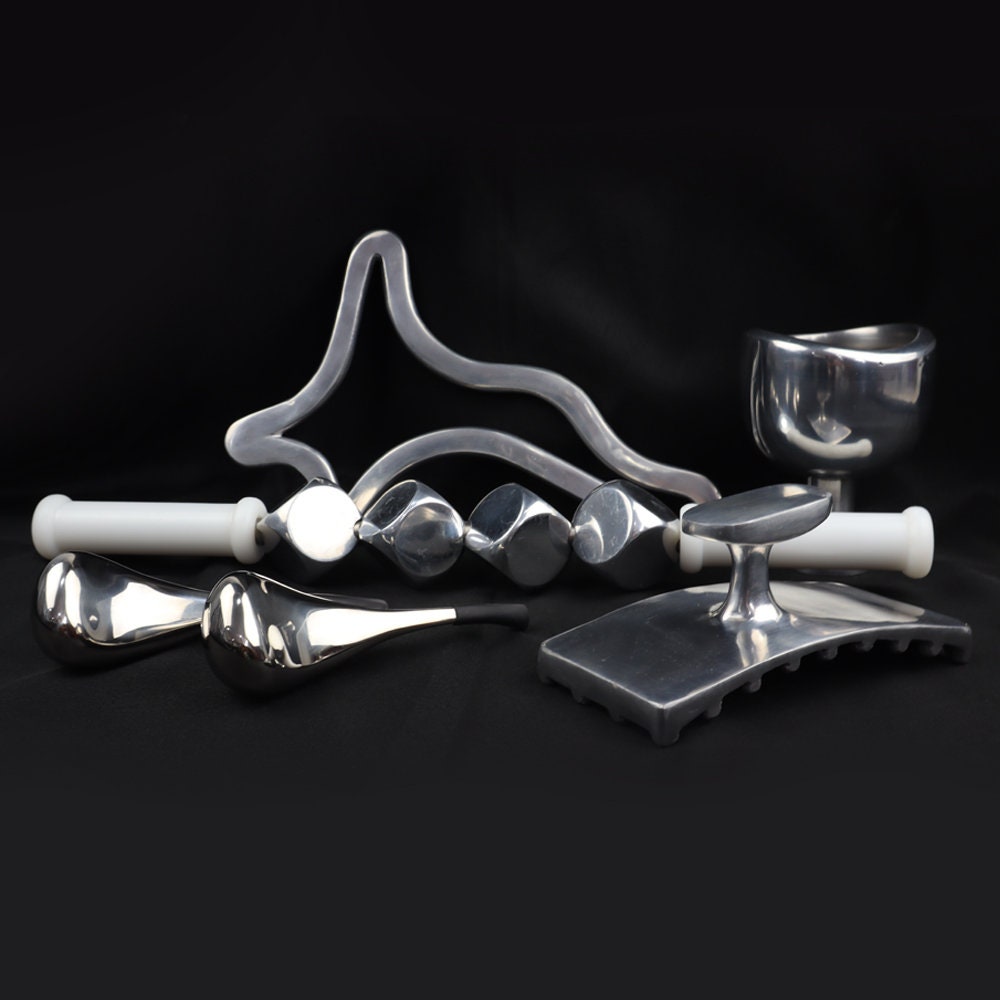 Full Body & Facial Sculpting Metal Therapy Massage 6 Elements - Etsy