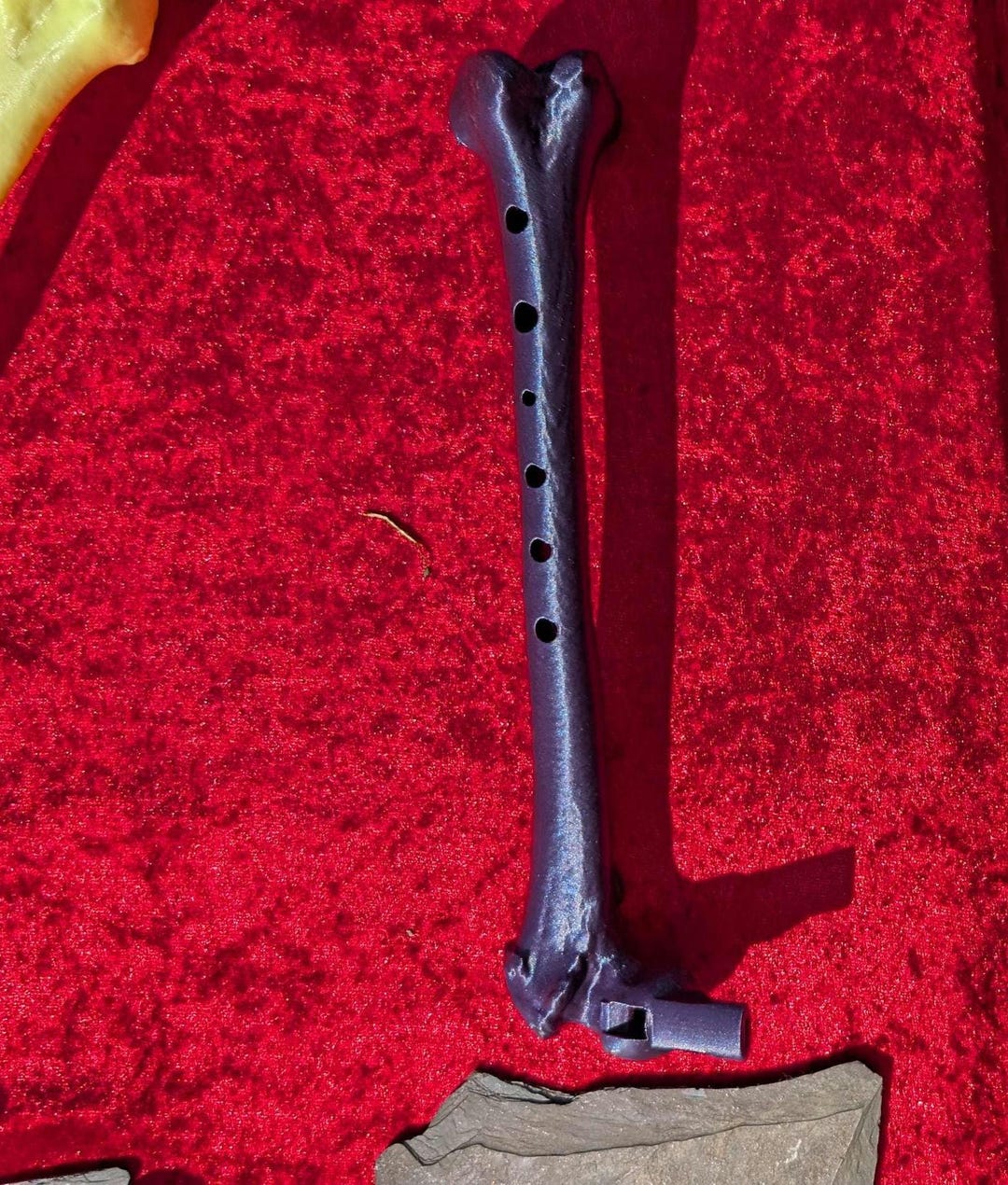 Spooky 3D Printed Bone Whistle - Sparkly Purple Irish D Tin Whistle - Etsy
