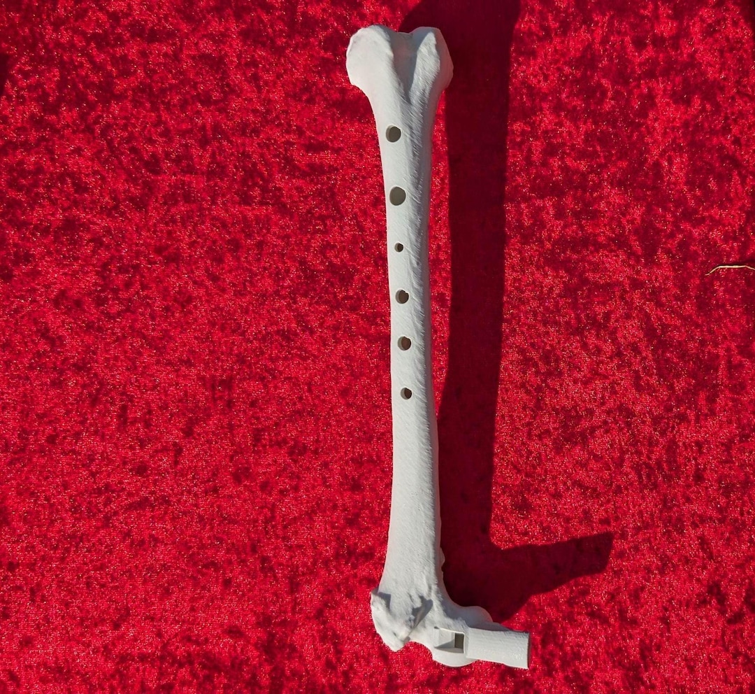 3D Printed Bone Whistle: Spooky Halloween Costume Prop - Irish D Tin ...