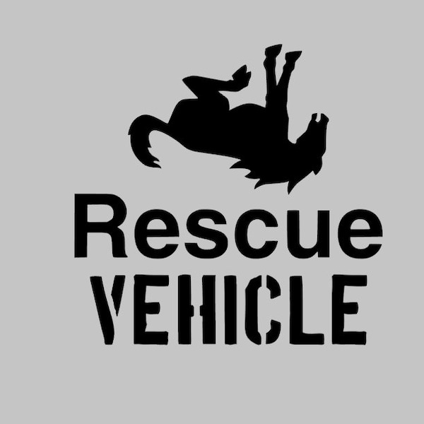 Bronco Rescue Vehicle Sticker - Etsy