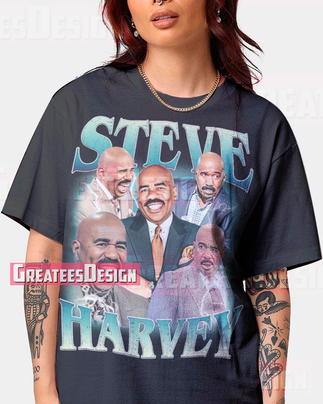 Limited Steve Harvey T-shirt Graphic Tee Shirt Unisex Sweatshirt BGL469 ...