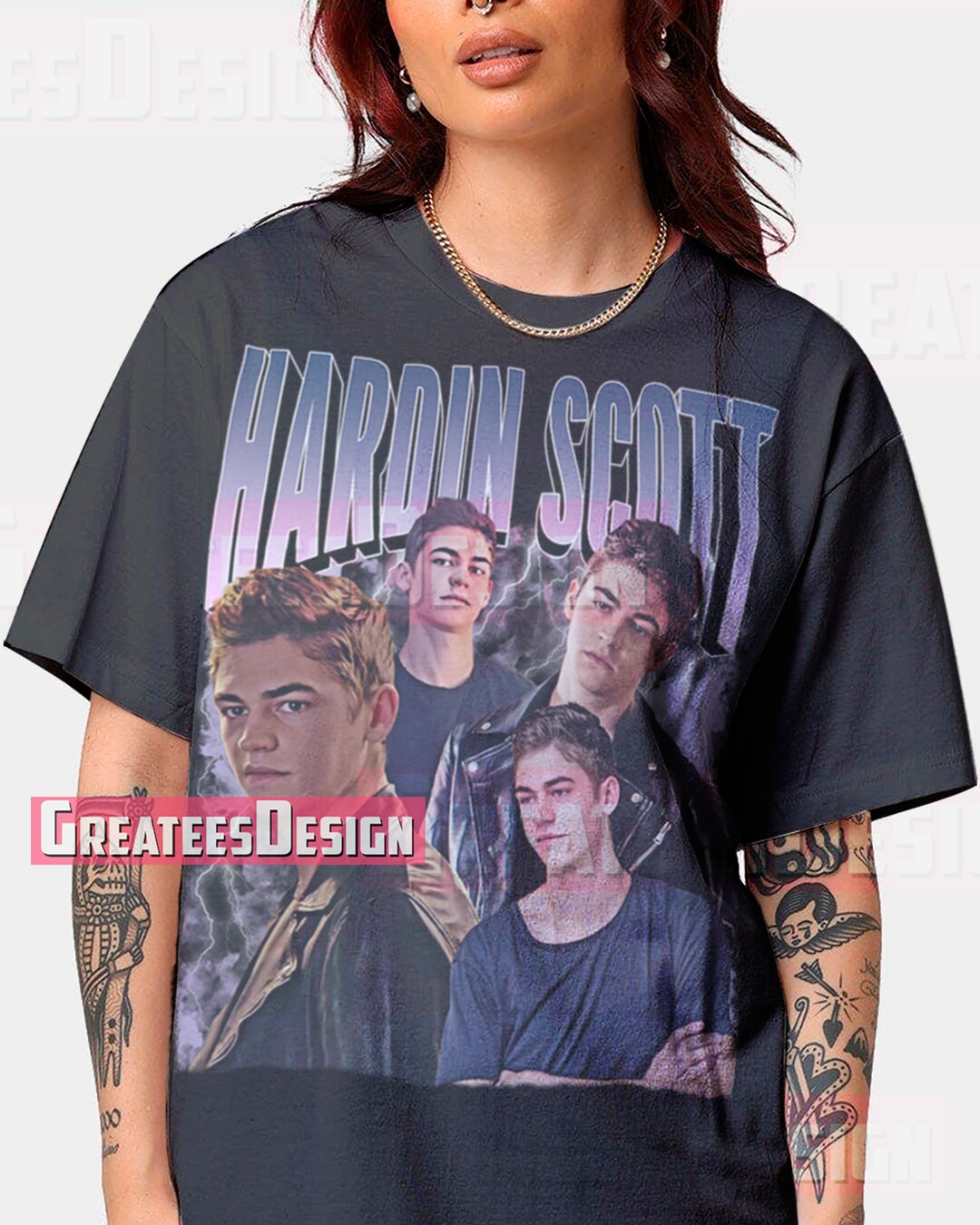 Limited Hardin Scott Shirt Hero Fiennes-tiffin Tshirt Oversize Unisex ...
