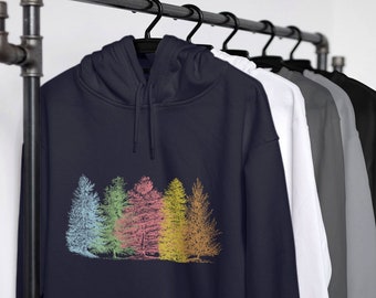 Pine Tree Hoodie - Etsy