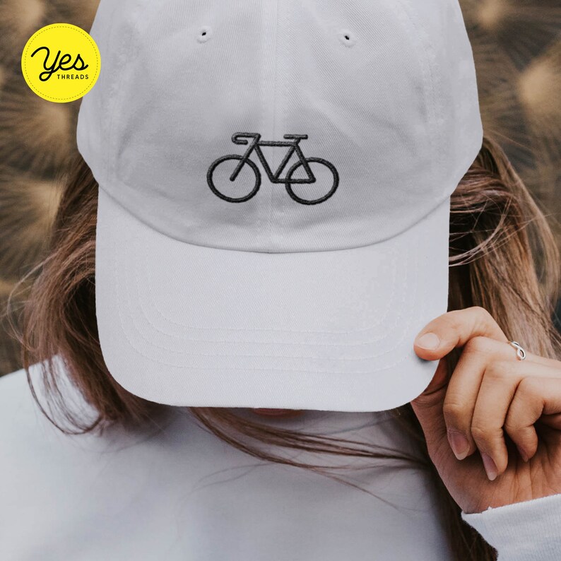 Bicycle Hat Baseball Cap, Embroidered Dad Hat, Riding Cyclist Bike Hat ...