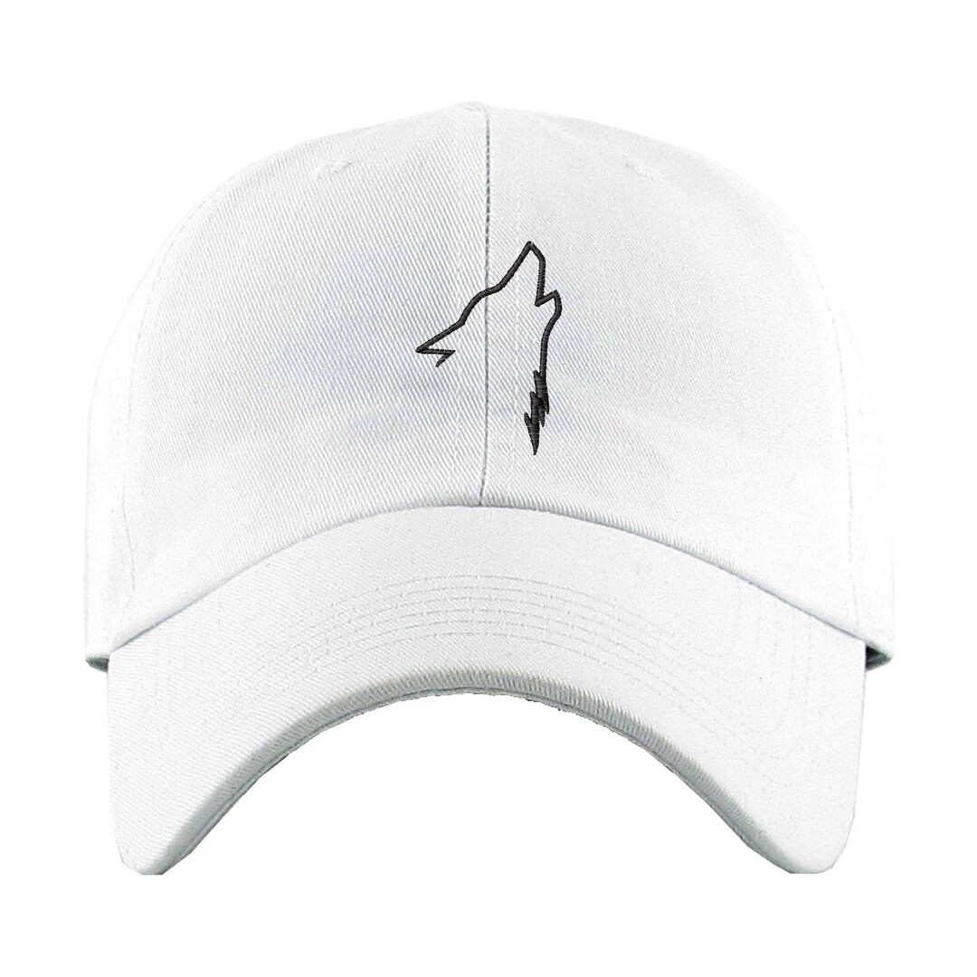 Wolf Baseball Hat, Embroidered Dad Cap, Howl Dog Cayote, Unstructured ...