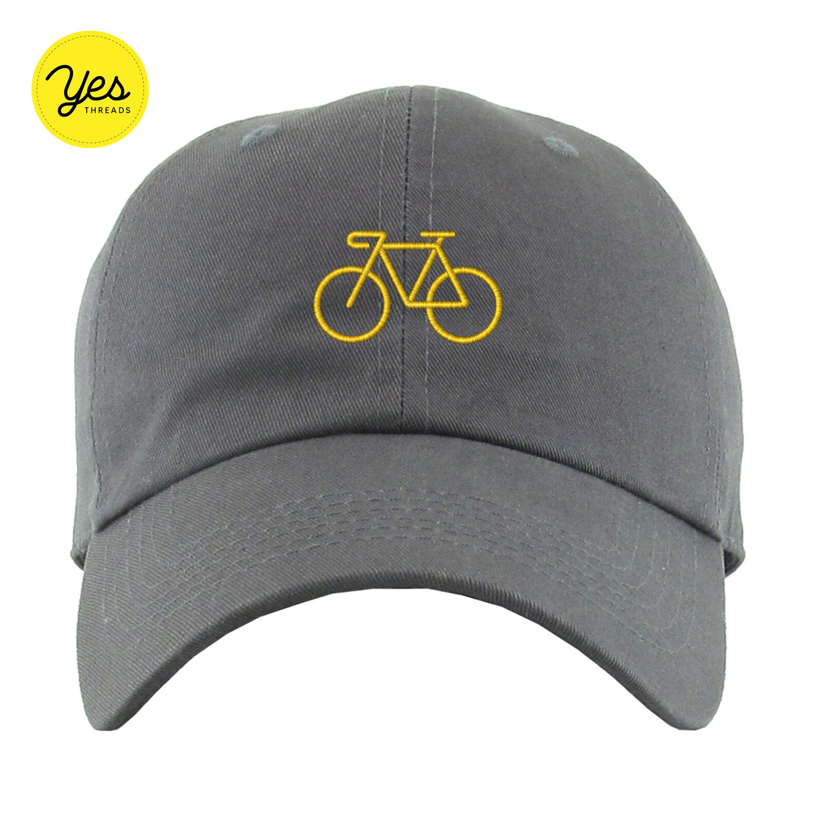 Bicycle Hat Baseball Cap, Embroidered Dad Hat, Riding Cyclist Bike Hat ...