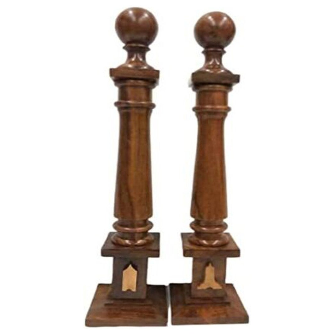 Masonic Wood Columns Senior Warden and Junior Warden Emblems - Etsy