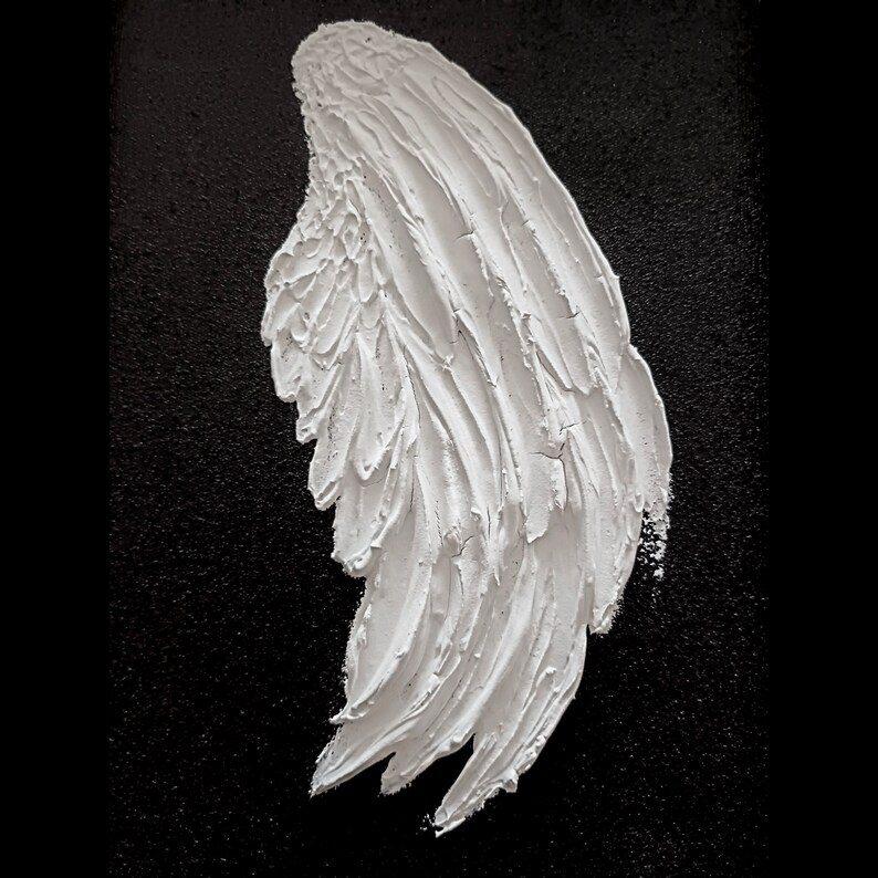 Wing, Wall, Art, Painting, Abstract Art, Size 18 X24 Cm, Hand Drawn ...