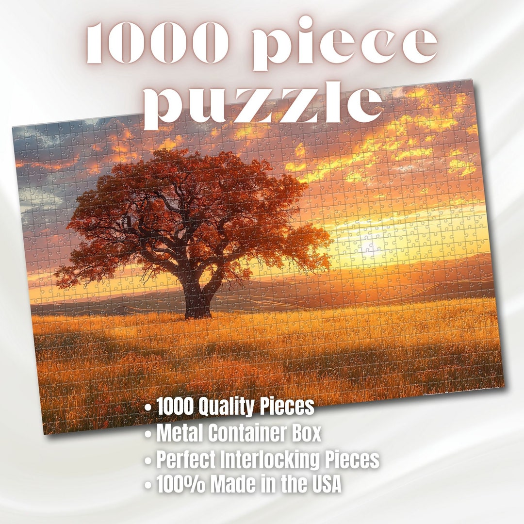 Sunset Over Saskatchewan Fields Puzzle, 1000 Pcs, Golden Hour ...