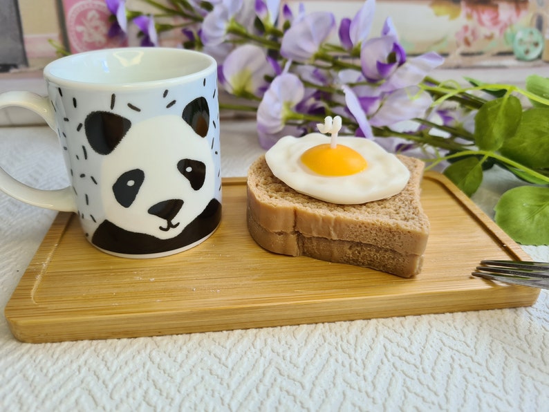 Egg on Toast Candle Novelty Candle Breakfast Cute Present - Etsy