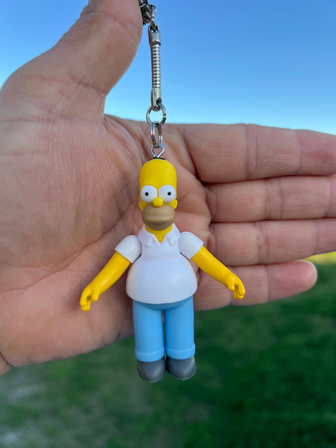 Homer Simpson Collectible Vinyl Keychain Character - Etsy