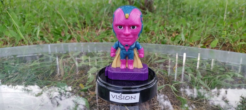 VISION Marvel Superhero Inside A Dome Unique Collectible Figure With ...