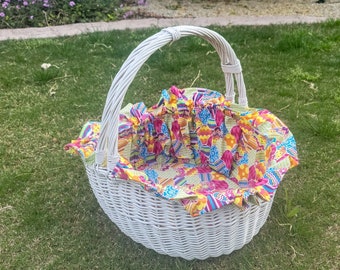 Wicker Easter Basket - Etsy