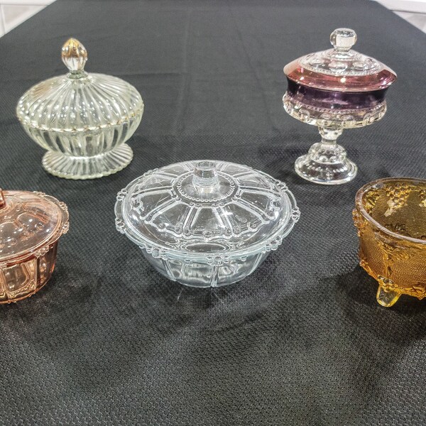 Red Depression Glass - Etsy