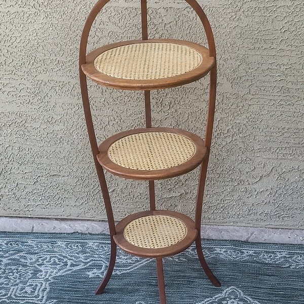 Wicker Cake Stand - Etsy