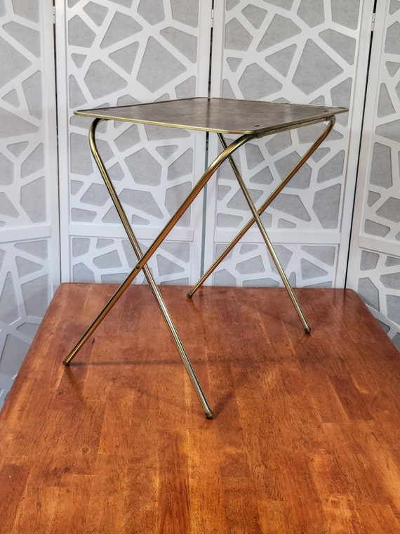 1950s Vintage Folding TV Tray Table | Etsy