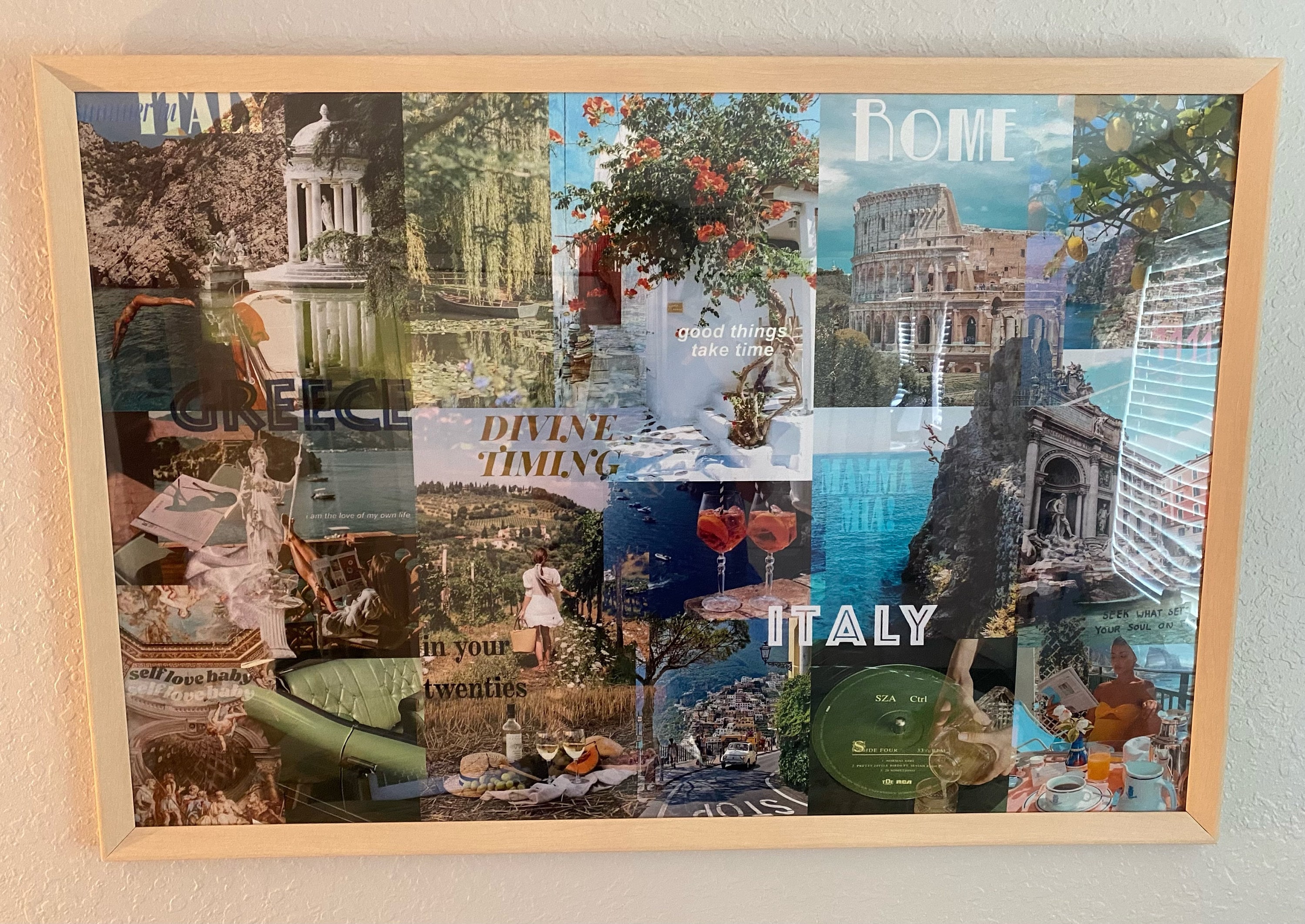 Greece / Italy Collage Digital Print / Desktop Background - Etsy