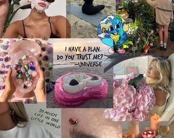 Self Love Collage / Digital Print / iPhone Background - Etsy