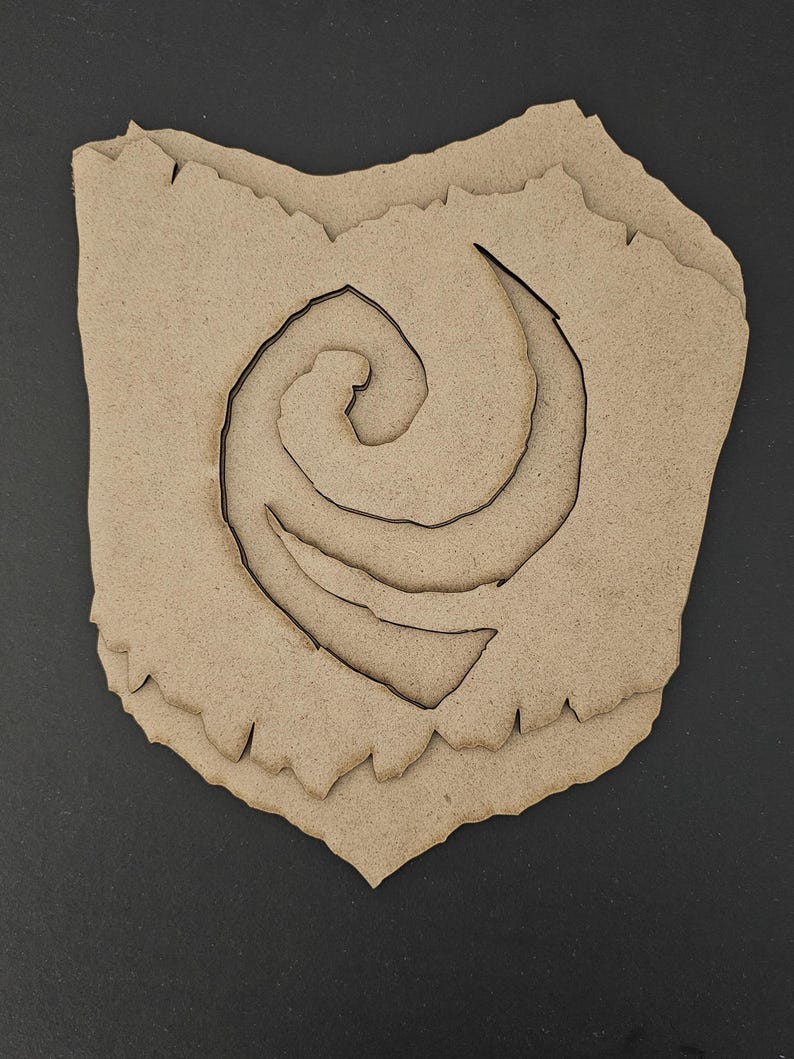 Wooden Sword and Shield Set Laser Cut Files 3D Puzzle DXF, SVG, DWG, Ai ...