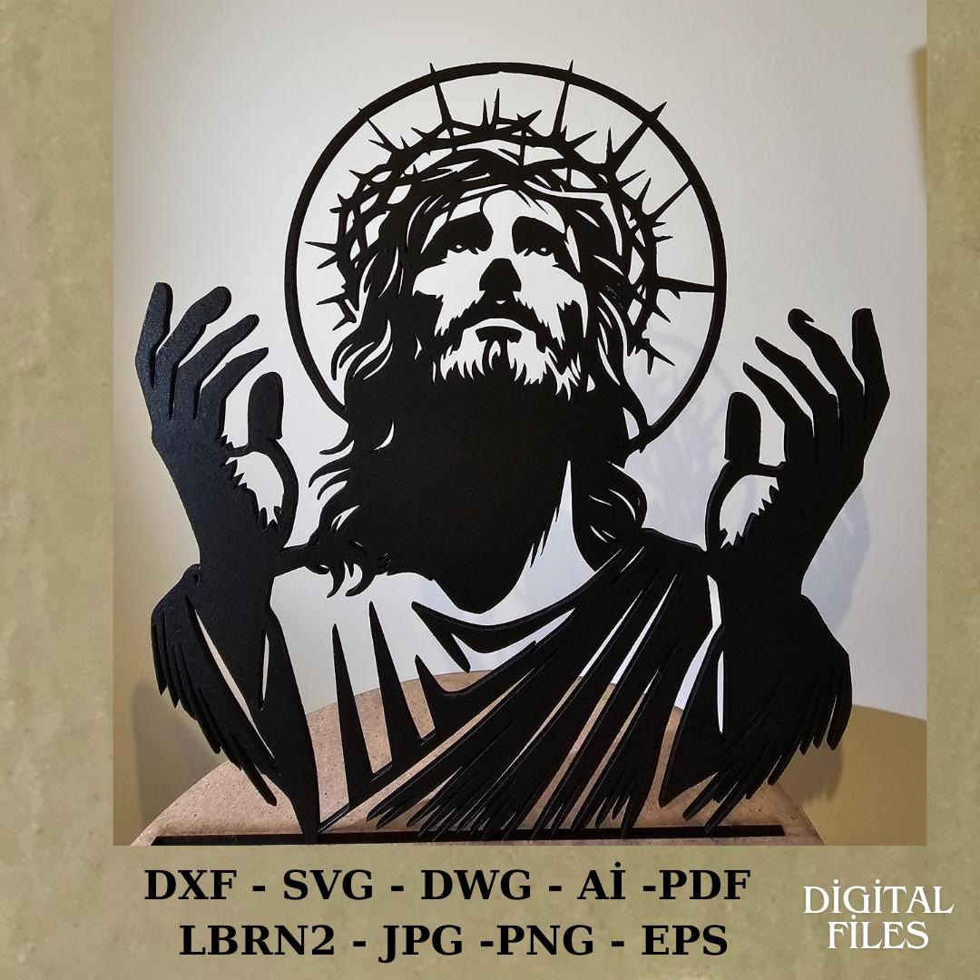 Jesus Christ Laser Cut Wall Art Sacred Religious Decor for Home & Gifts ...