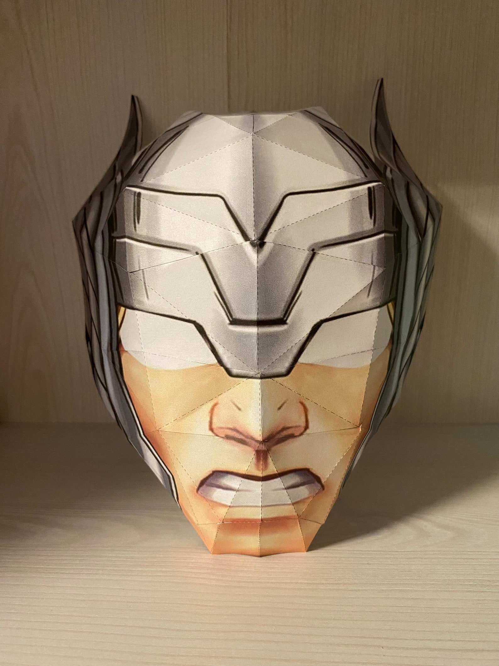 Thor Mask Template,thor,3d Paper Mask,papercraft Mask, Basteln Für ...