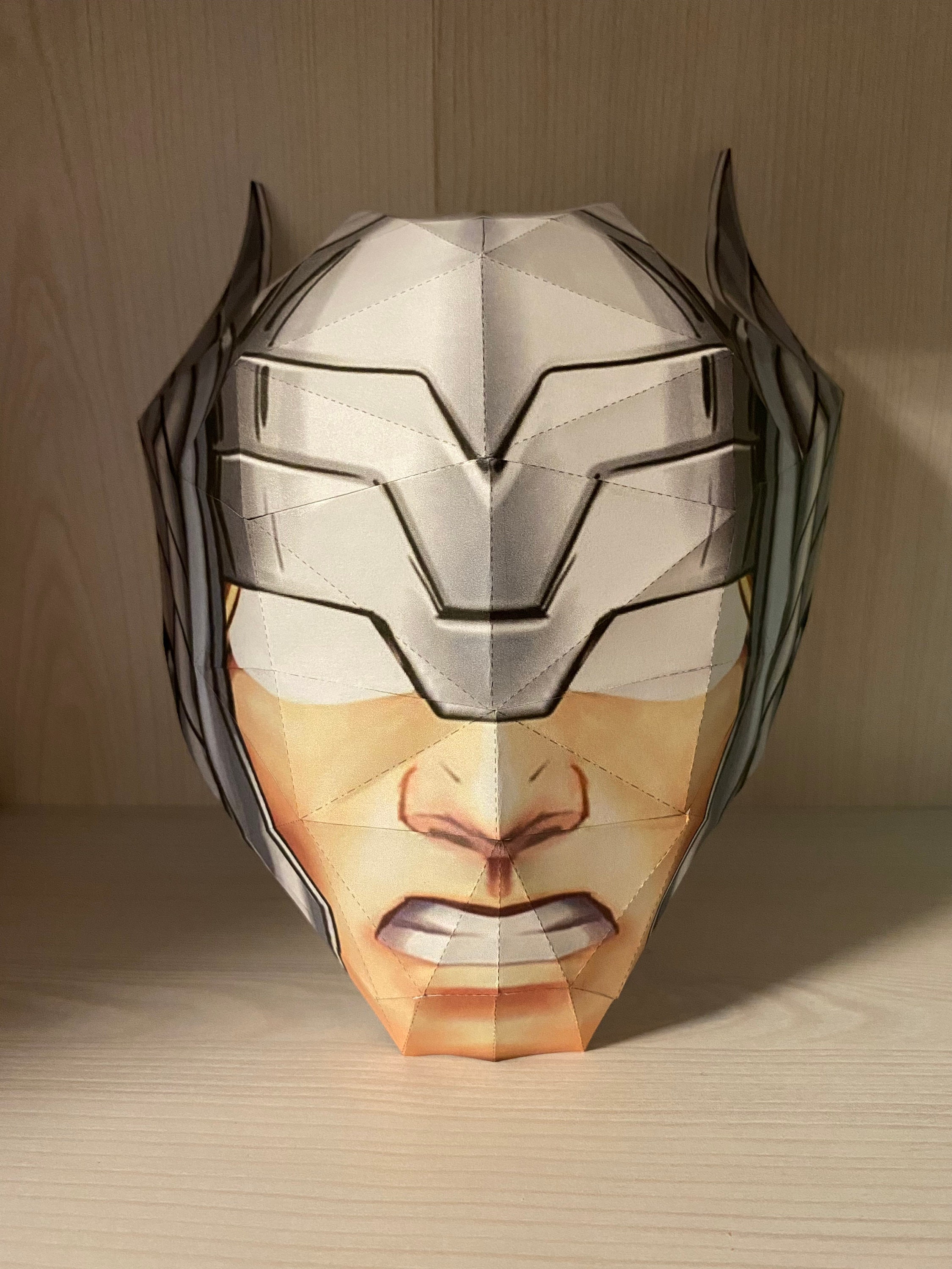 Thor Mask Template,thor,3d Paper Mask,papercraft Mask, Basteln Für ...