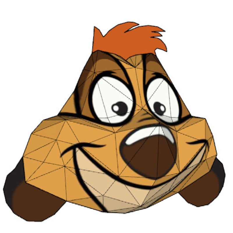 Lion King Mask Template - Etsy Canada