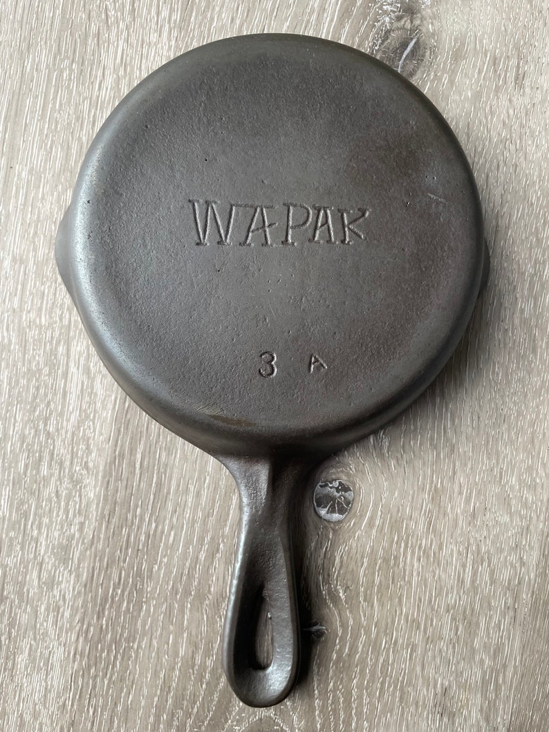 Wapak 3 Skillet Tapered Logo 3A Restored & Triple-seasoned - Etsy