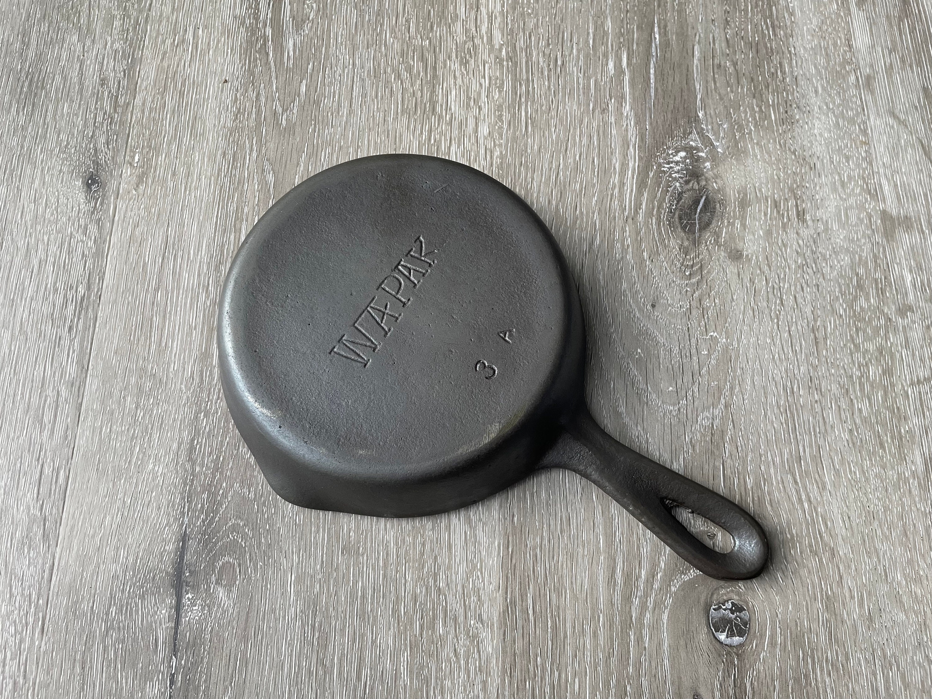 Wapak 3 Skillet, Tapered Logo, 3A, Restored & Triple-seasoned - Etsy