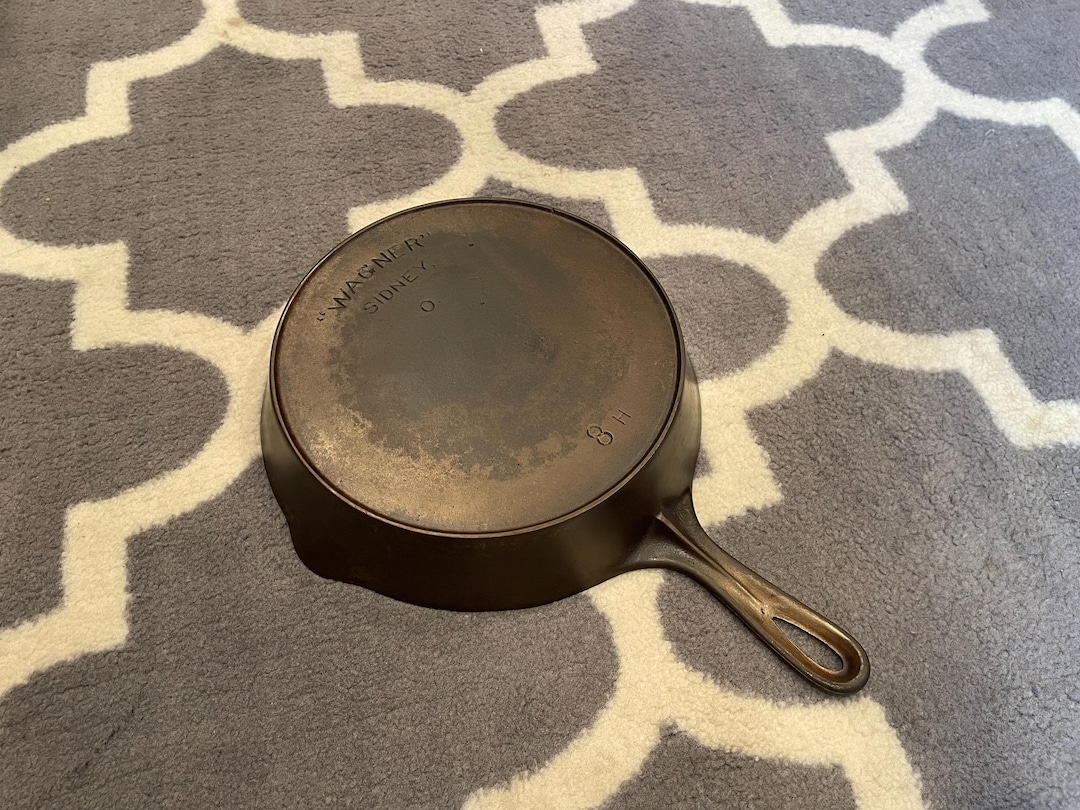 Wagner Ware #8 Skillet, Arc Logo, Heat Ring, 8 H, Restored & Triple ...