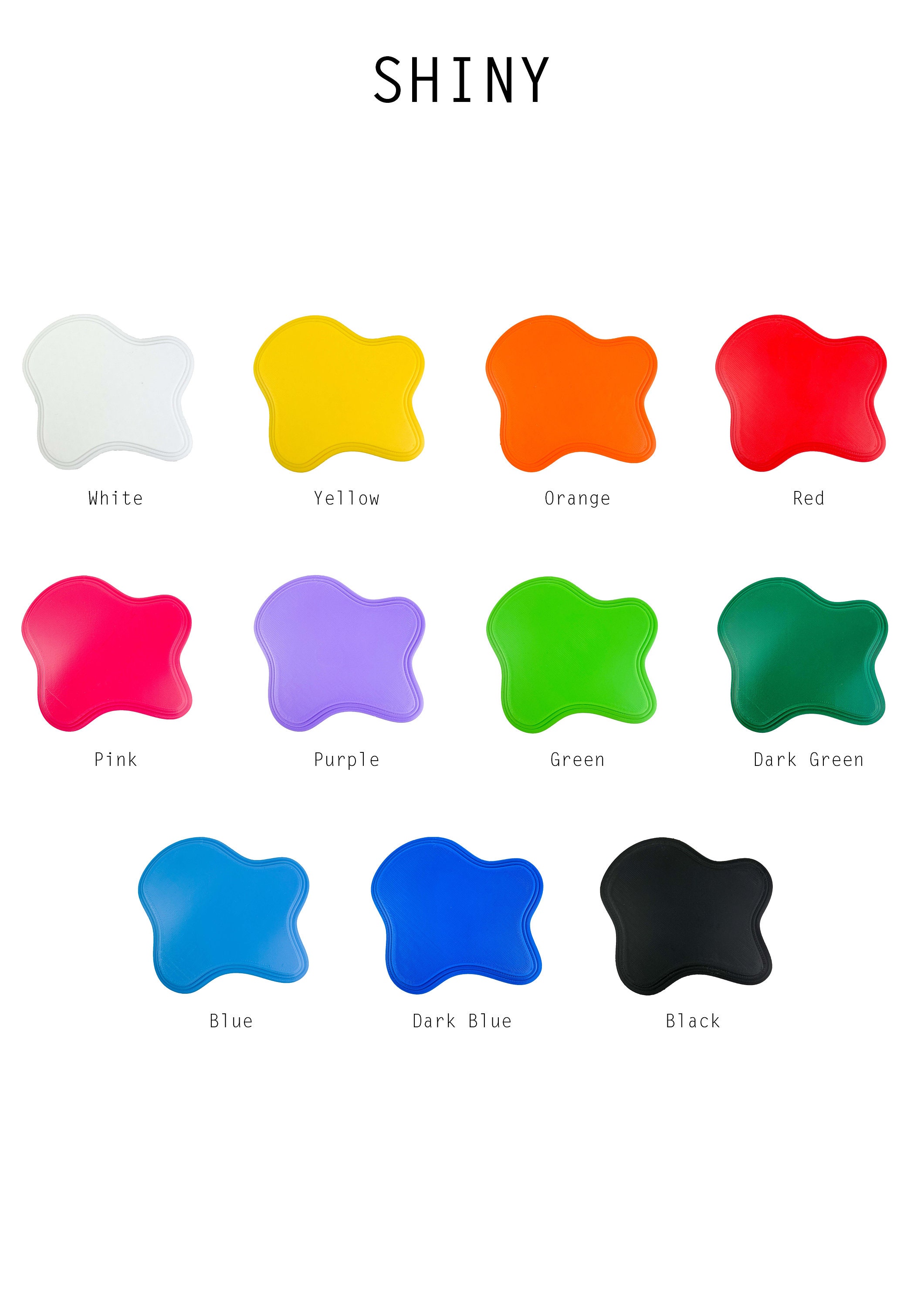 Wavy Pastel Coasters / Blob Rainbow / Colorful Centerpieces / Funky ...