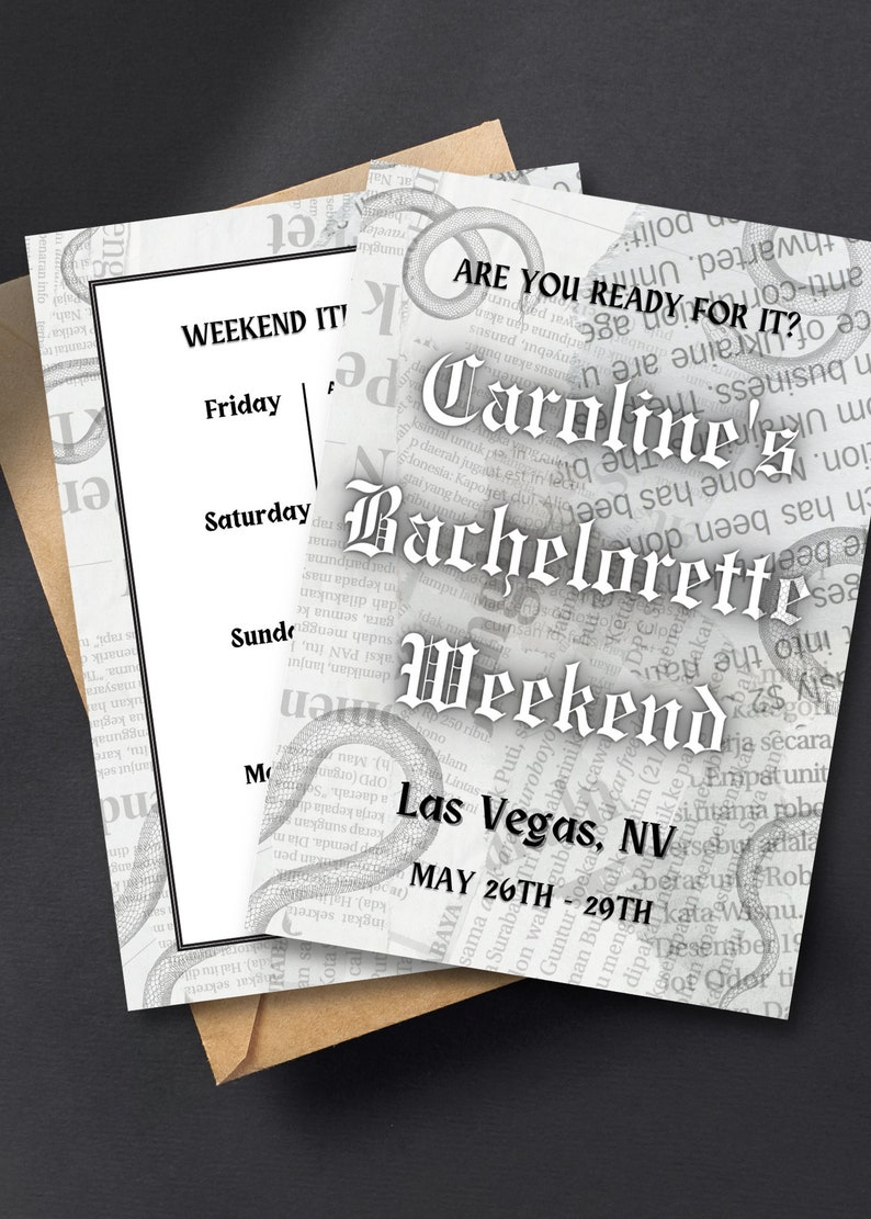 Editable Taylor Swift Reputation Bachelorette Itinerary Template Canva ...