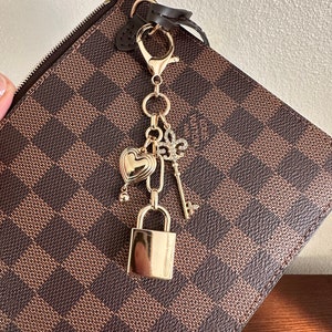 Bag Charm/ Lock and Key Charm - Etsy