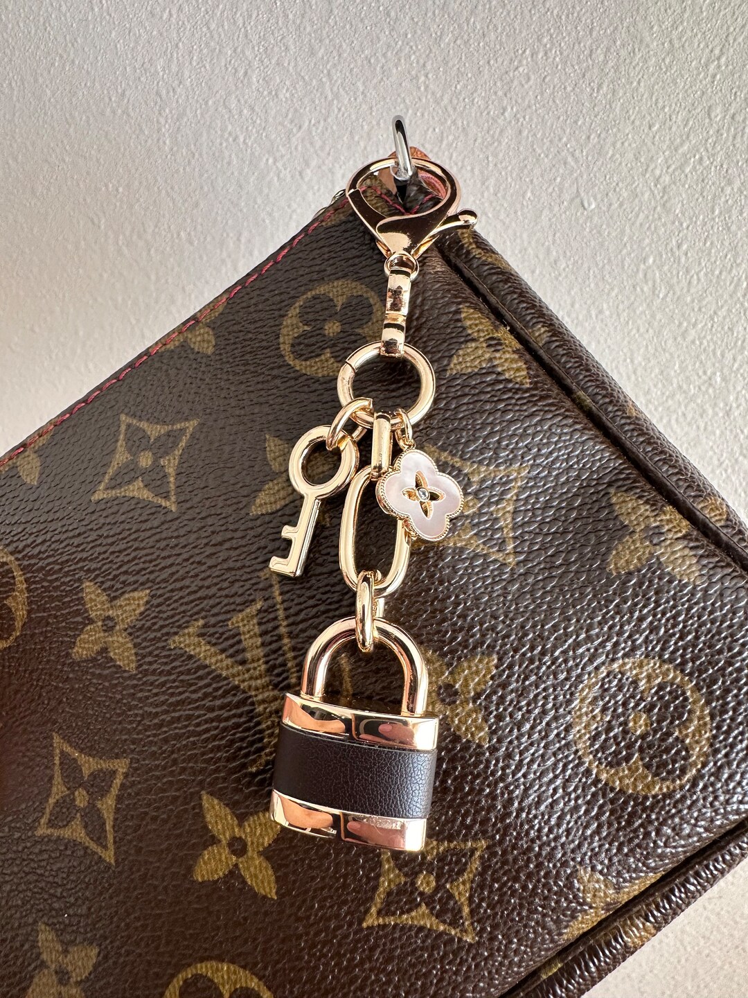 Bag Charm/ Lock and Key Charm - Etsy