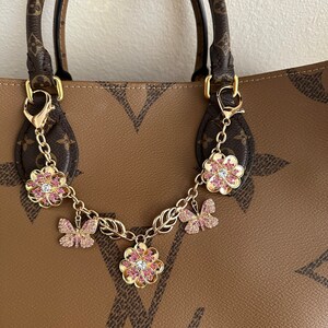 Chain Charm, Handbag Charm With Butterflies - Etsy