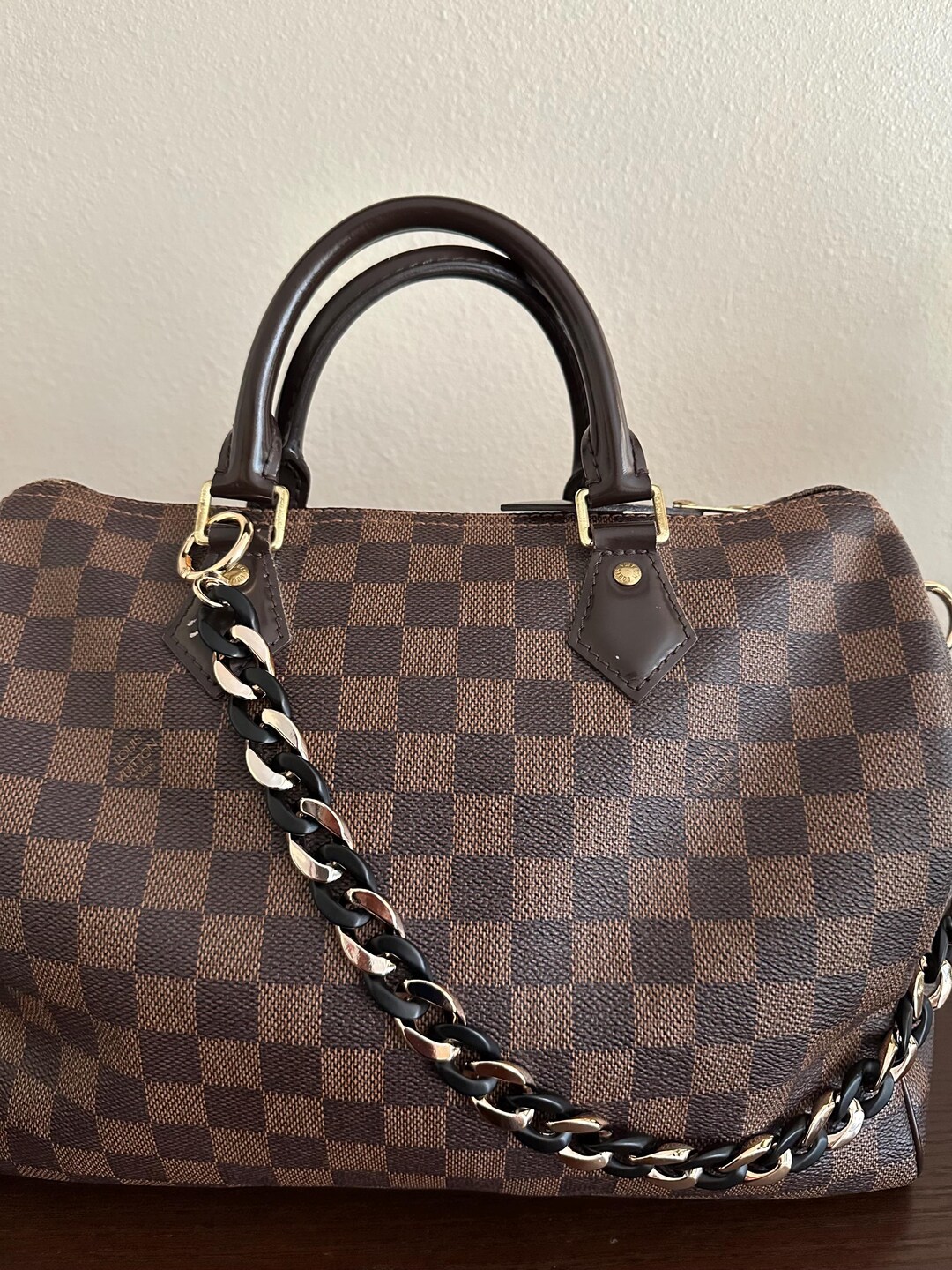 Purse Chain/ Black and Gold Chain for Handbags - Etsy