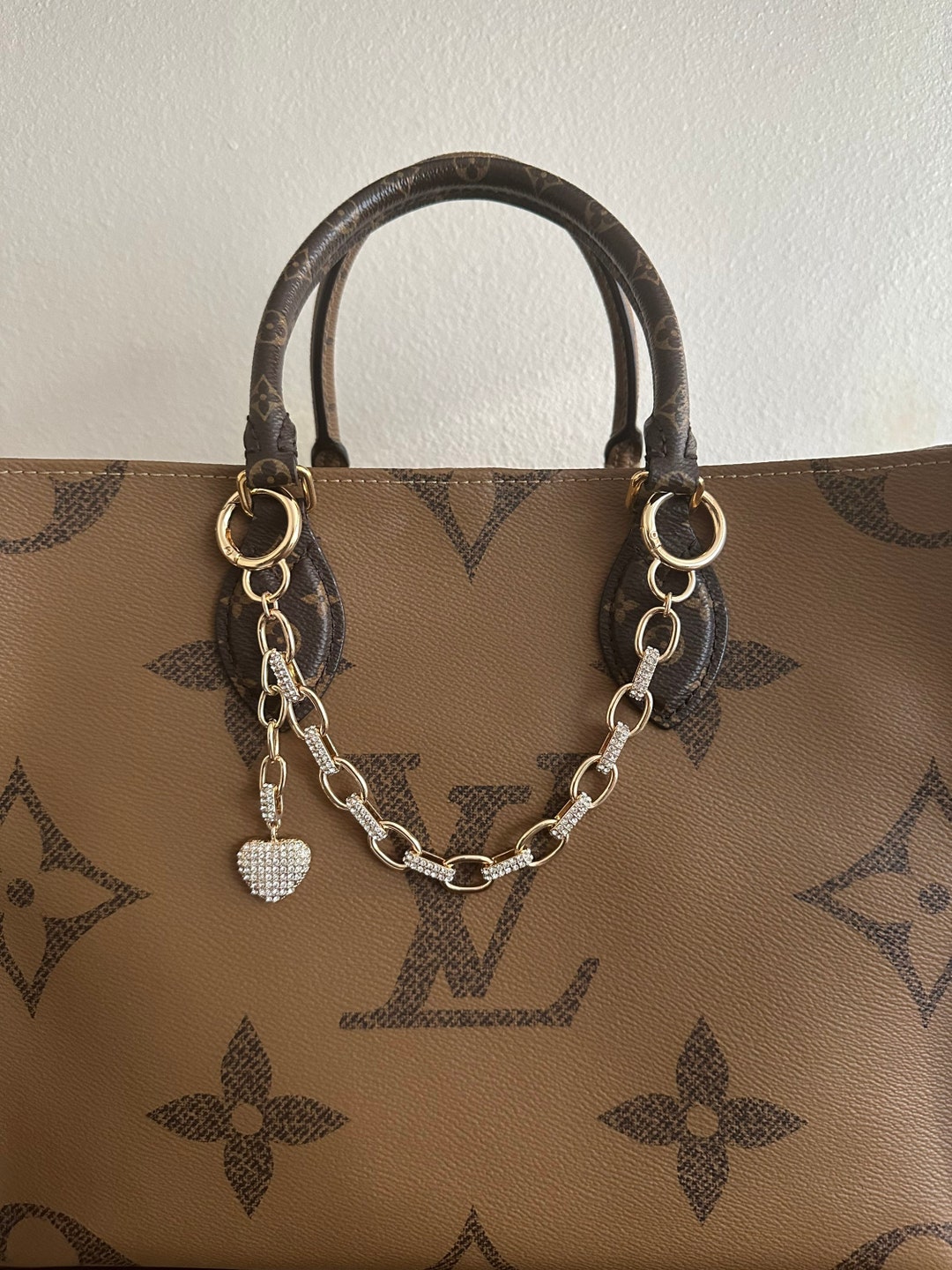 Chain Charm/ Purse Chain With Key - Etsy