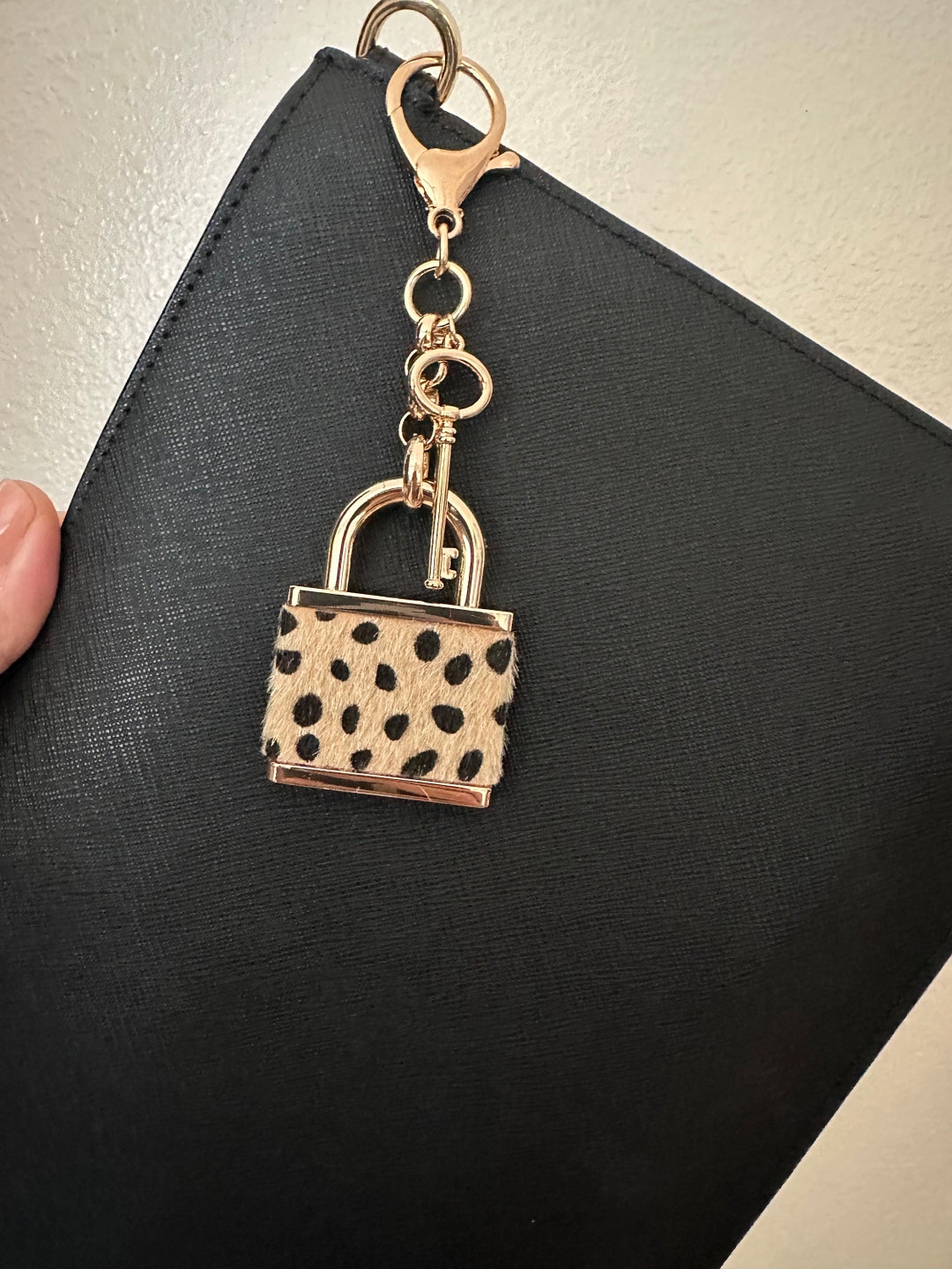Bag Charm/ Lock and Key Charm - Etsy