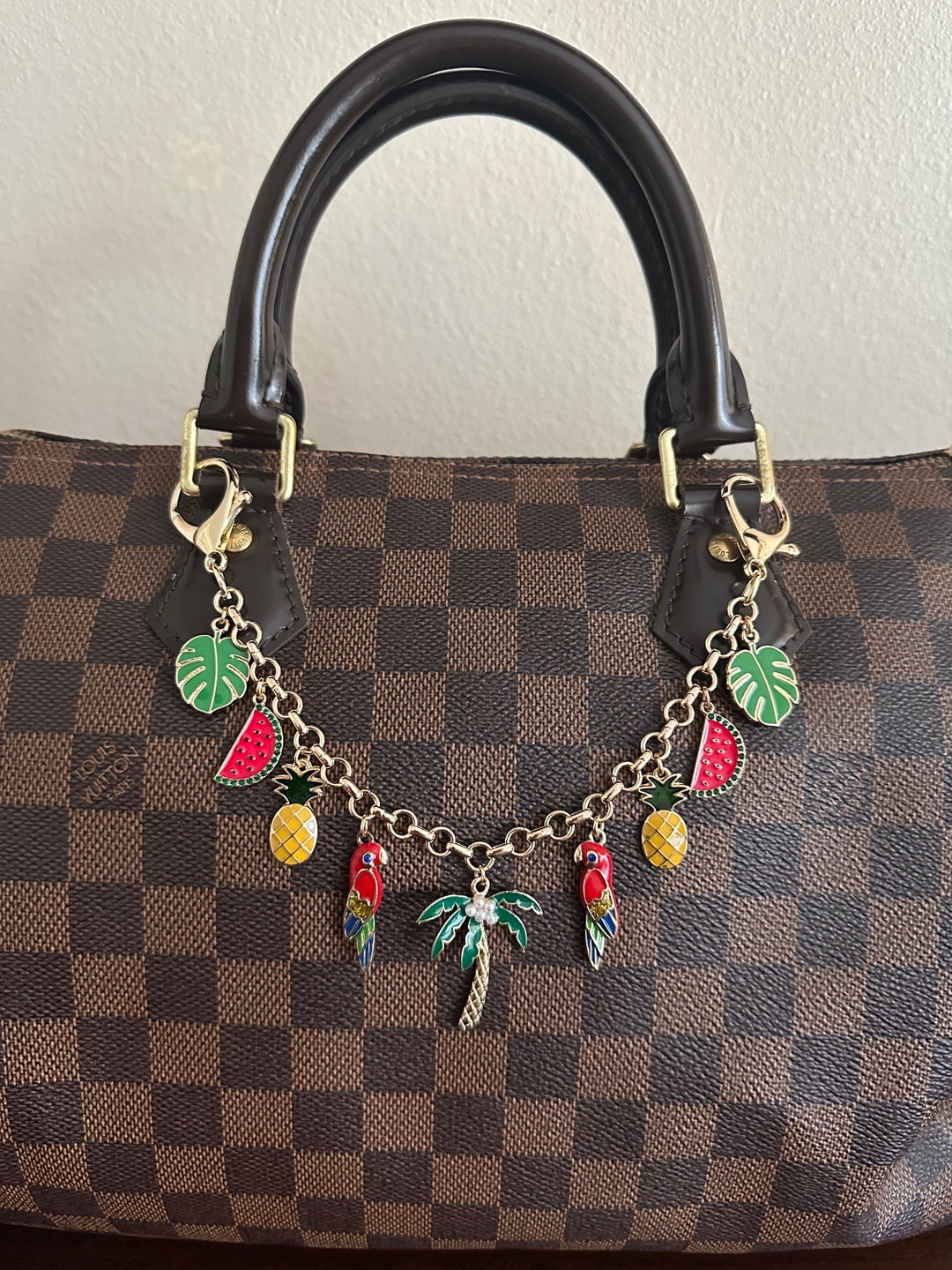 Purse Charm/ Tropical Charm / Chain Charm - Etsy