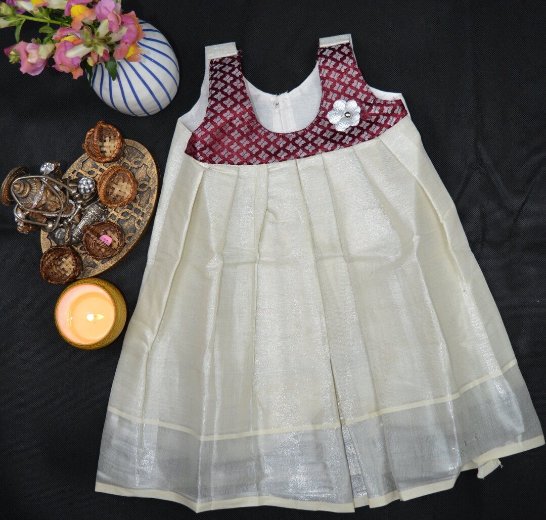 Onam Special Frocks ||kerala Traditional Wear||onam Collections|| New ...
