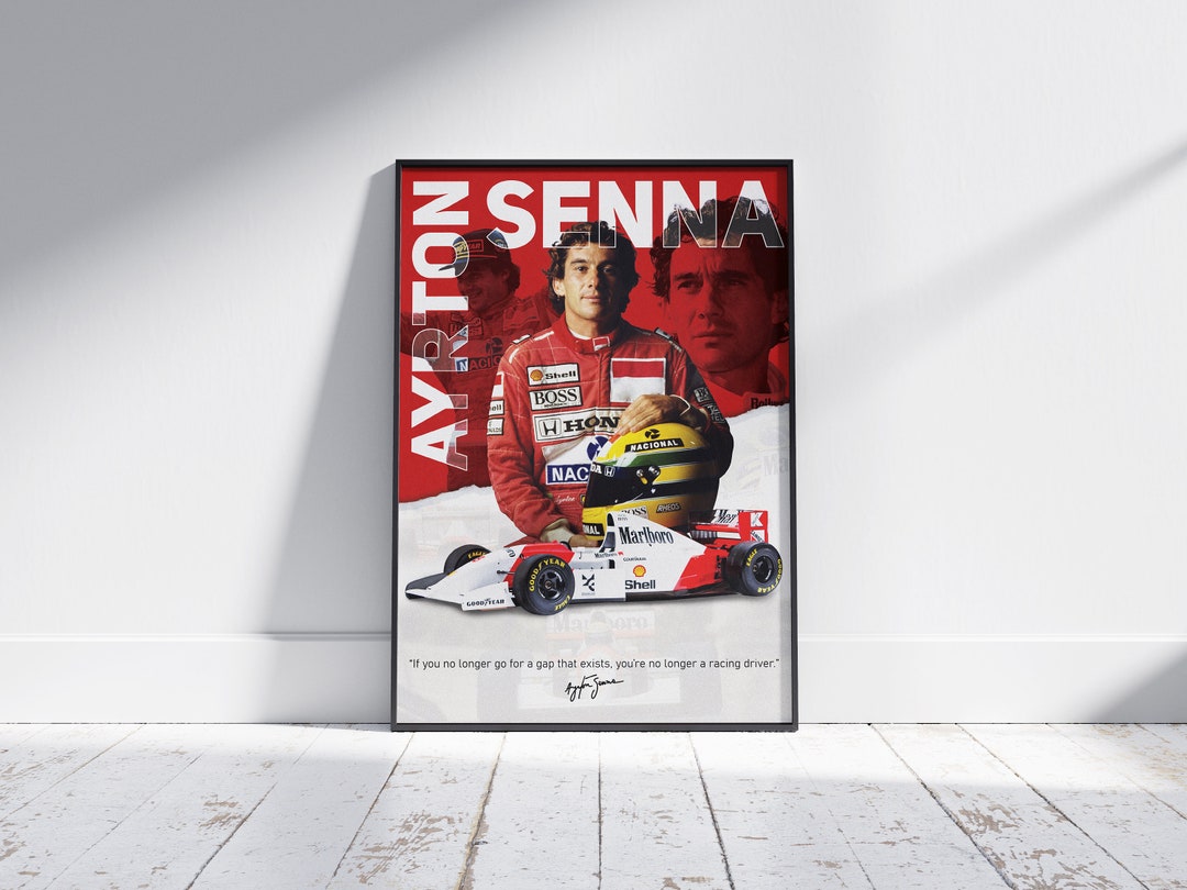 F1 Poster Ayrton Senna | Digitaldownload | Premium Quality - Etsy