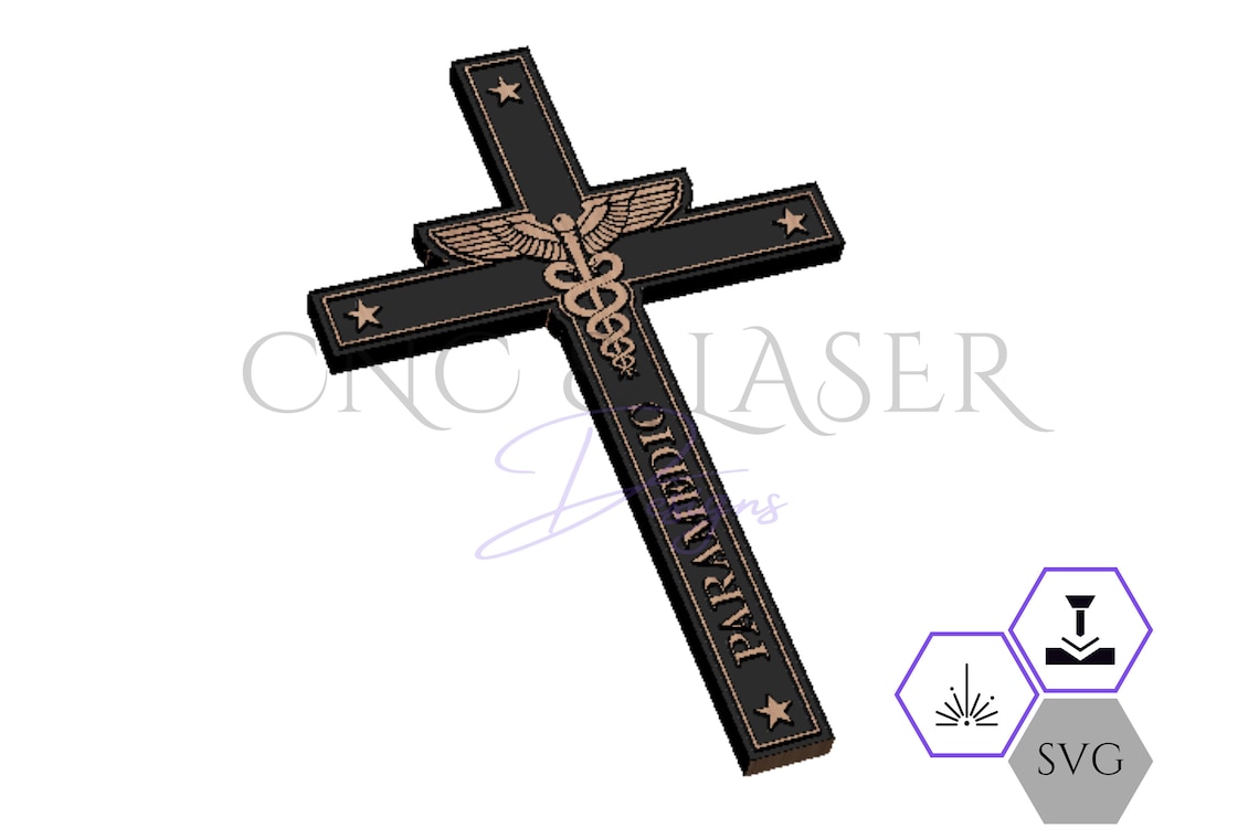 Paramedic Cross SVG Caduceus SVG EMT Logo Medical Cross - Etsy Canada