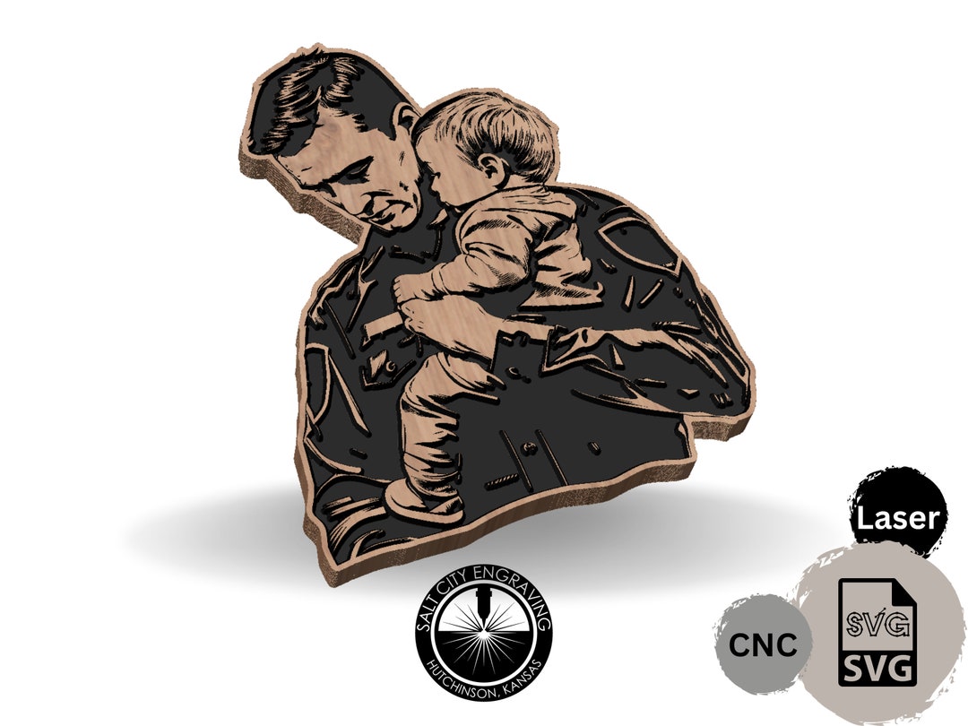 Police Officer and Child - Cop Holding Child Svg - Police Vector - SVG ...