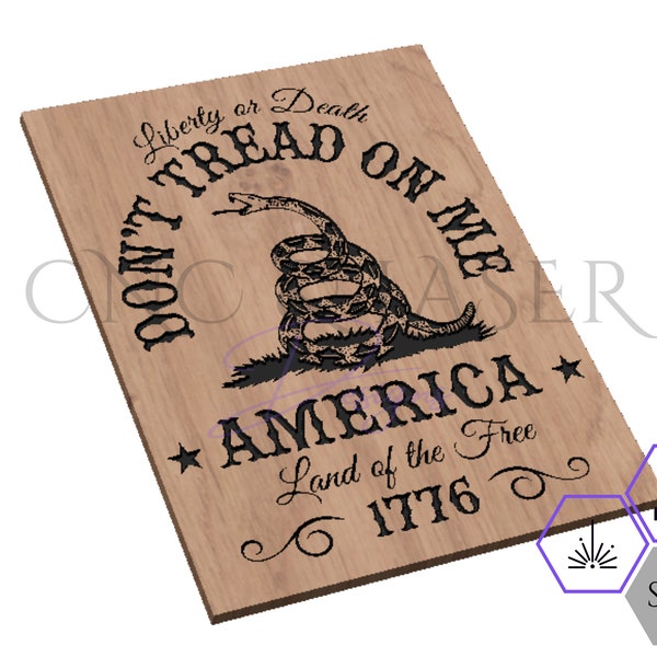 1776 Dont Tread Flag - Etsy