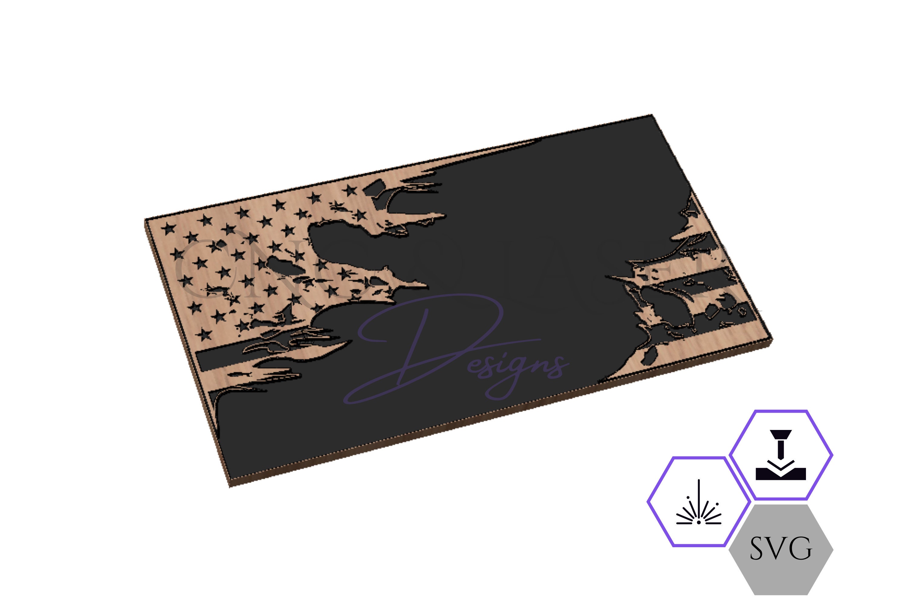 Tattered Blank Flag SVG Torn Fabric Style Flag Worn Torn - Etsy