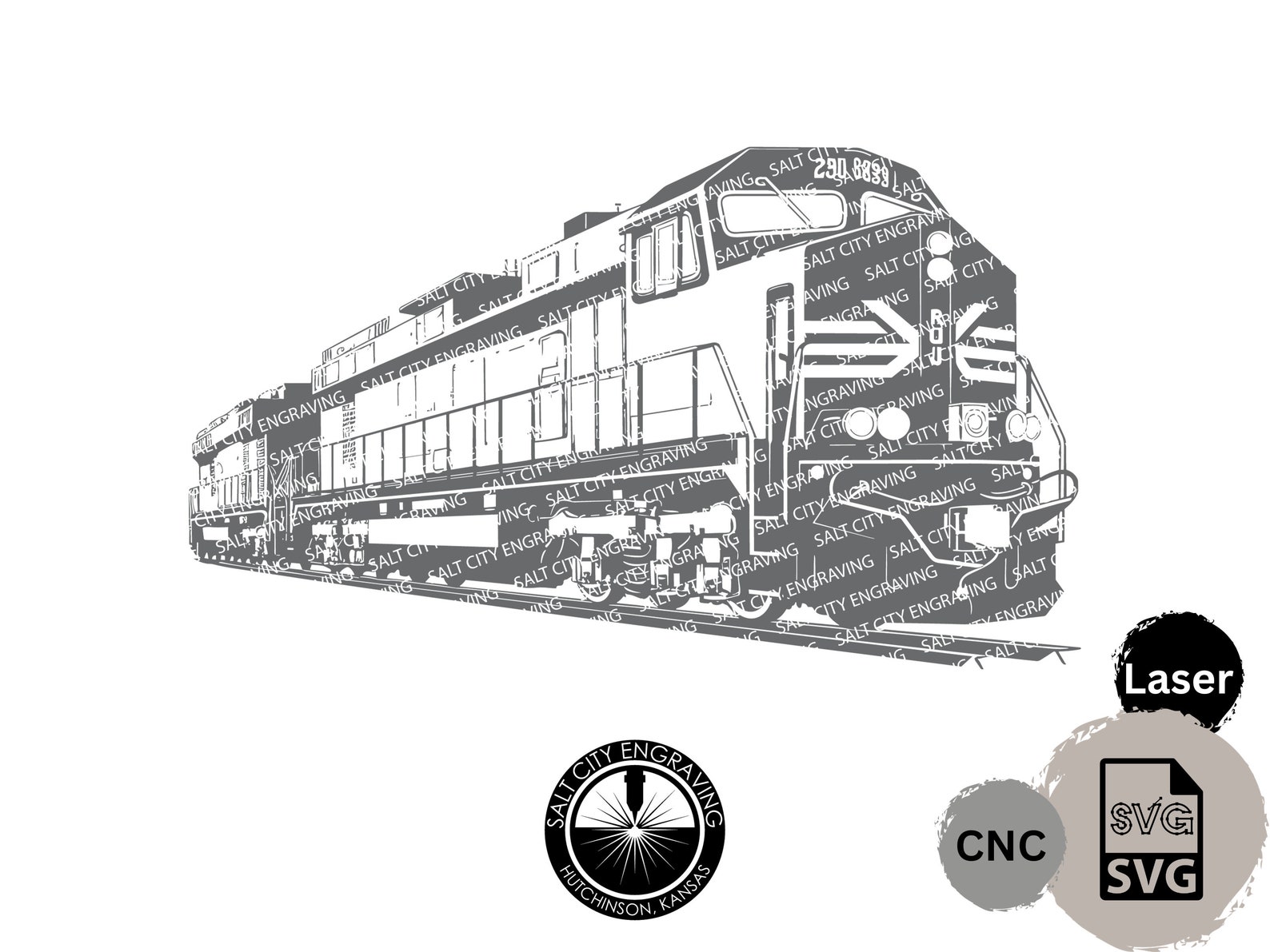 Diesel Engine Train SVG: CNC Laser Cut File (digital Download) - Etsy