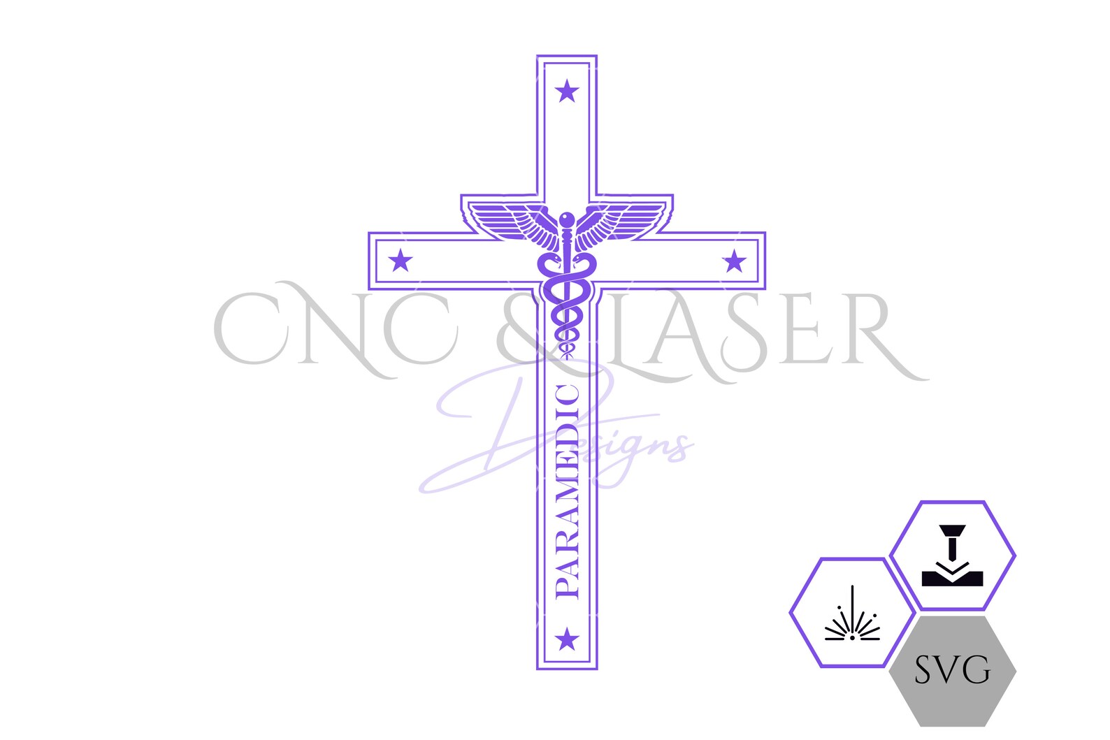 Paramedic Cross SVG Caduceus SVG EMT Logo Medical Cross - Etsy Canada